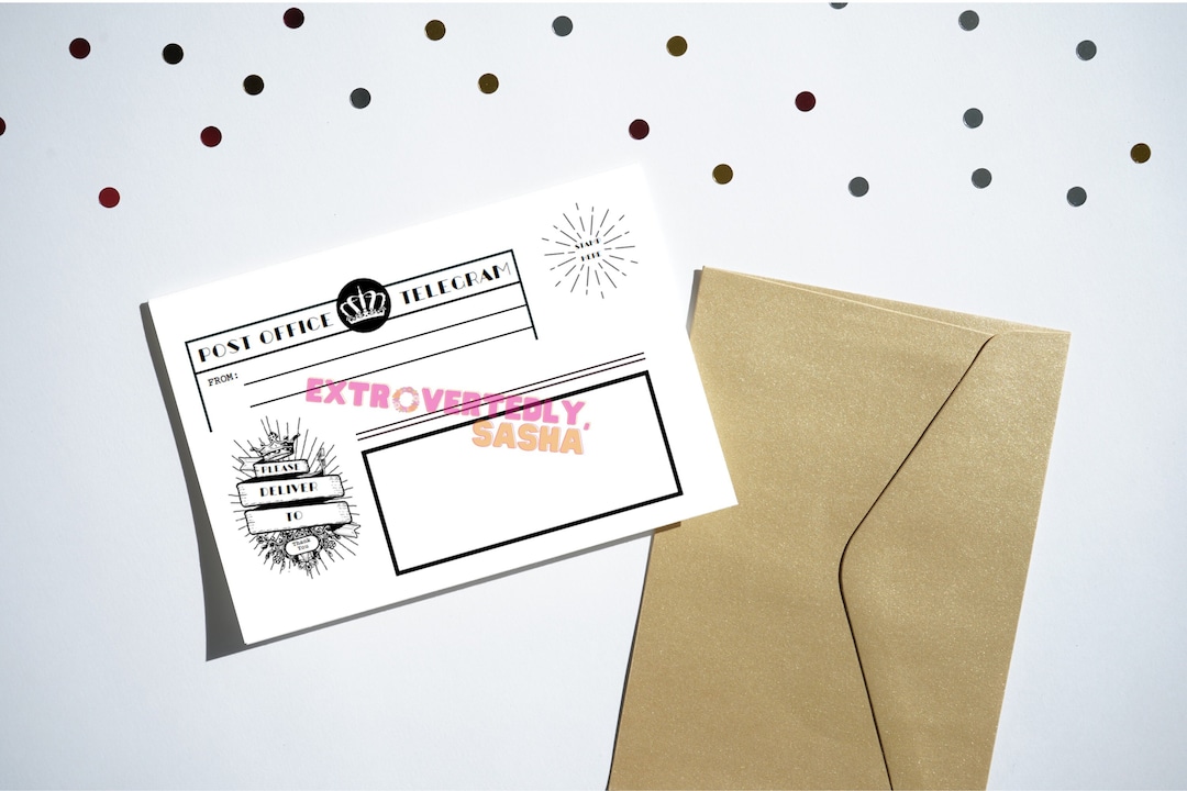 TELEGRAM Beautiful Letter Writing, Post Card Paper Penpal Snail Mail ...