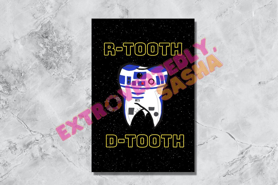 R-tooth D-tooth Dental Humor Digital Download - Etsy