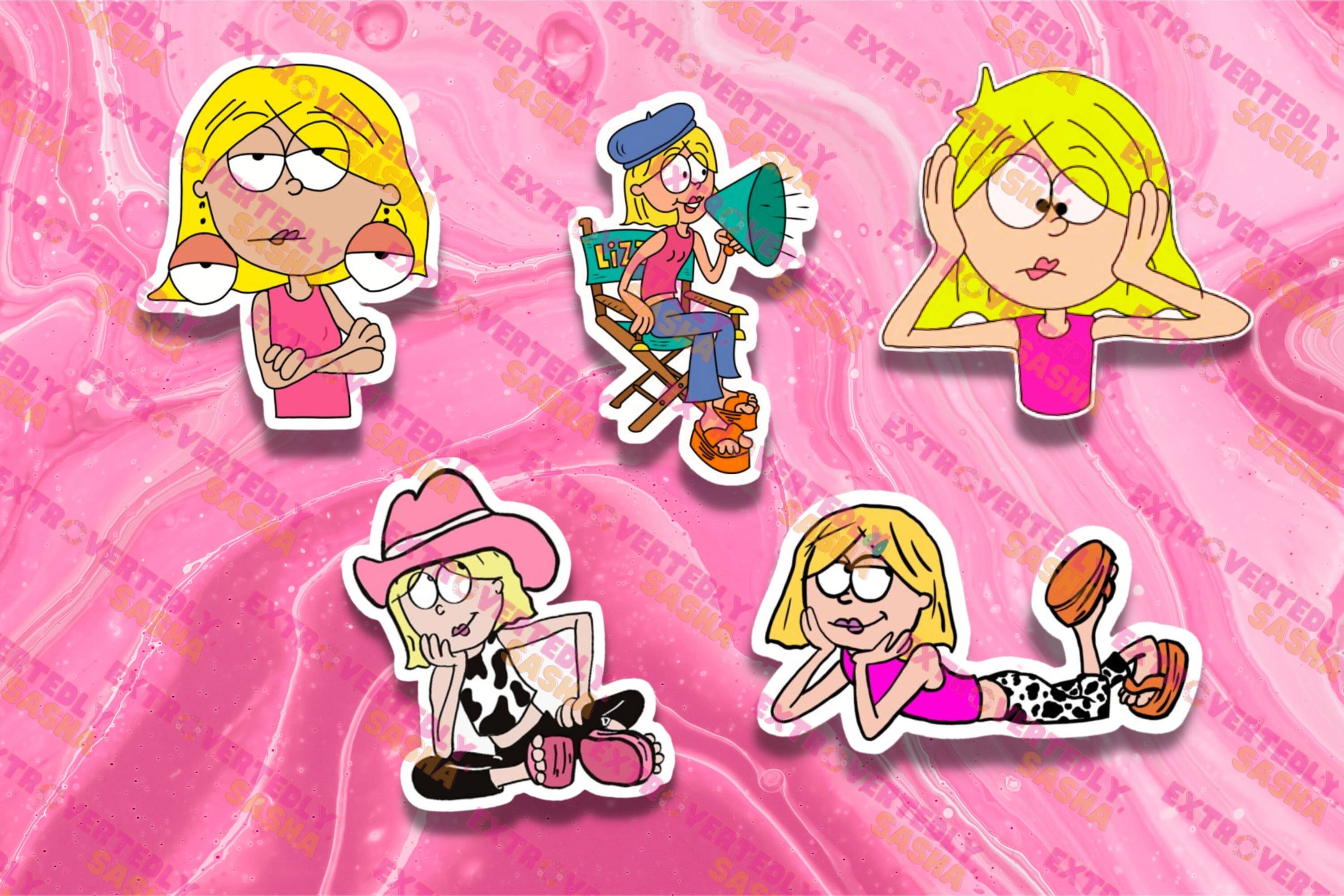 Lizzie Clip Art Digital Bundle #2 (PNG, Clear Background) - Etsy