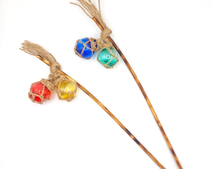 Fishing Float Swizzle Stick, Tiki Bar Swizzle Stick, Tiki Swizzle ...