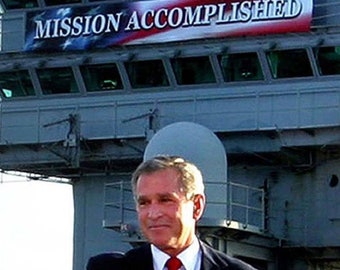 Mission Accomplished Banner