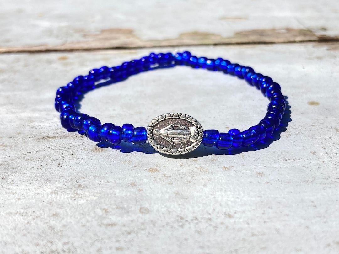 Marian Bracelet | Miraculous Medal Bracelet | Baptism Gift ...