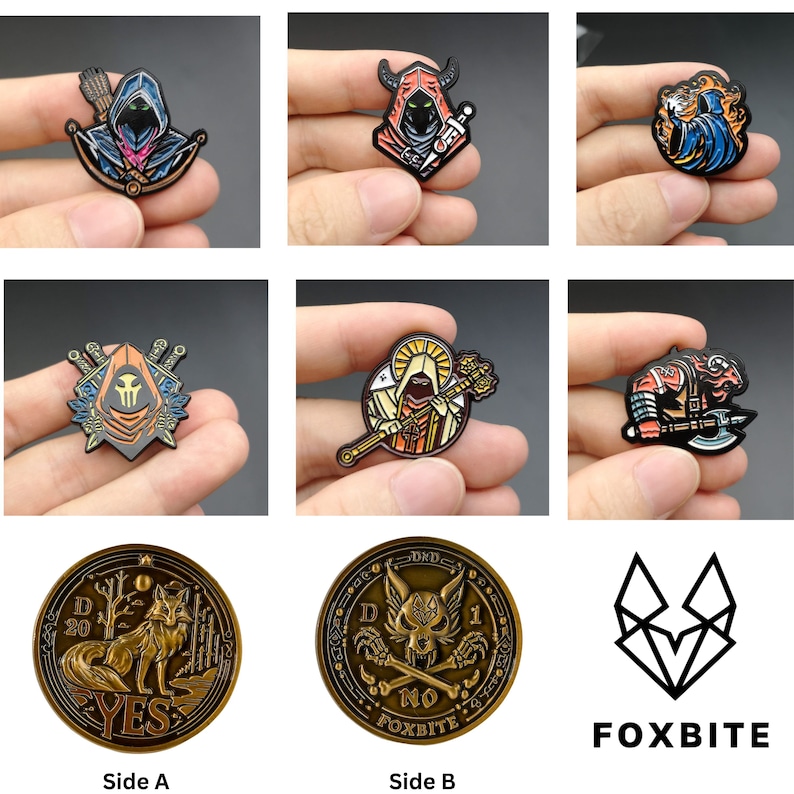 PIN QUEST by Foxbite Complete Dungeons and Dragons 5e Accessory Set 15 ...