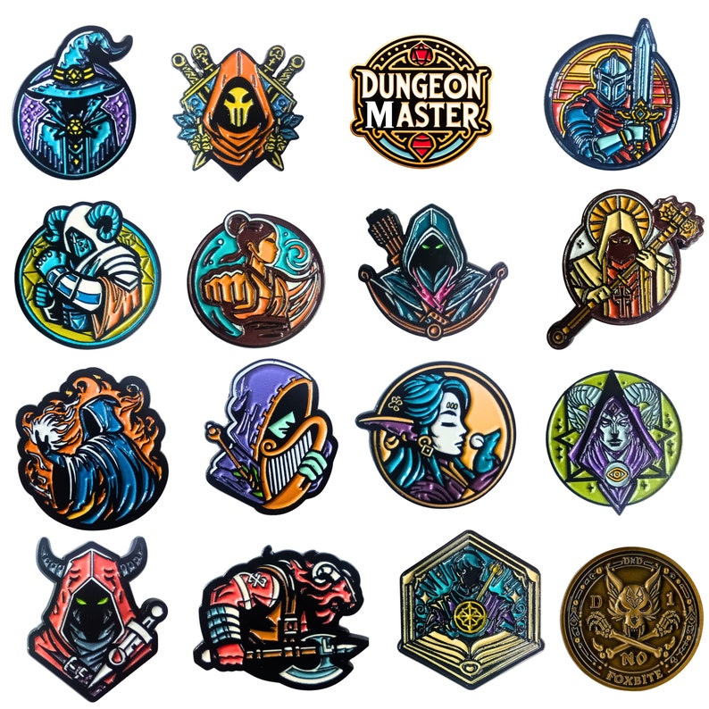PIN QUEST by Foxbite Complete Dungeons and Dragons 5e Accessory Set 15 ...