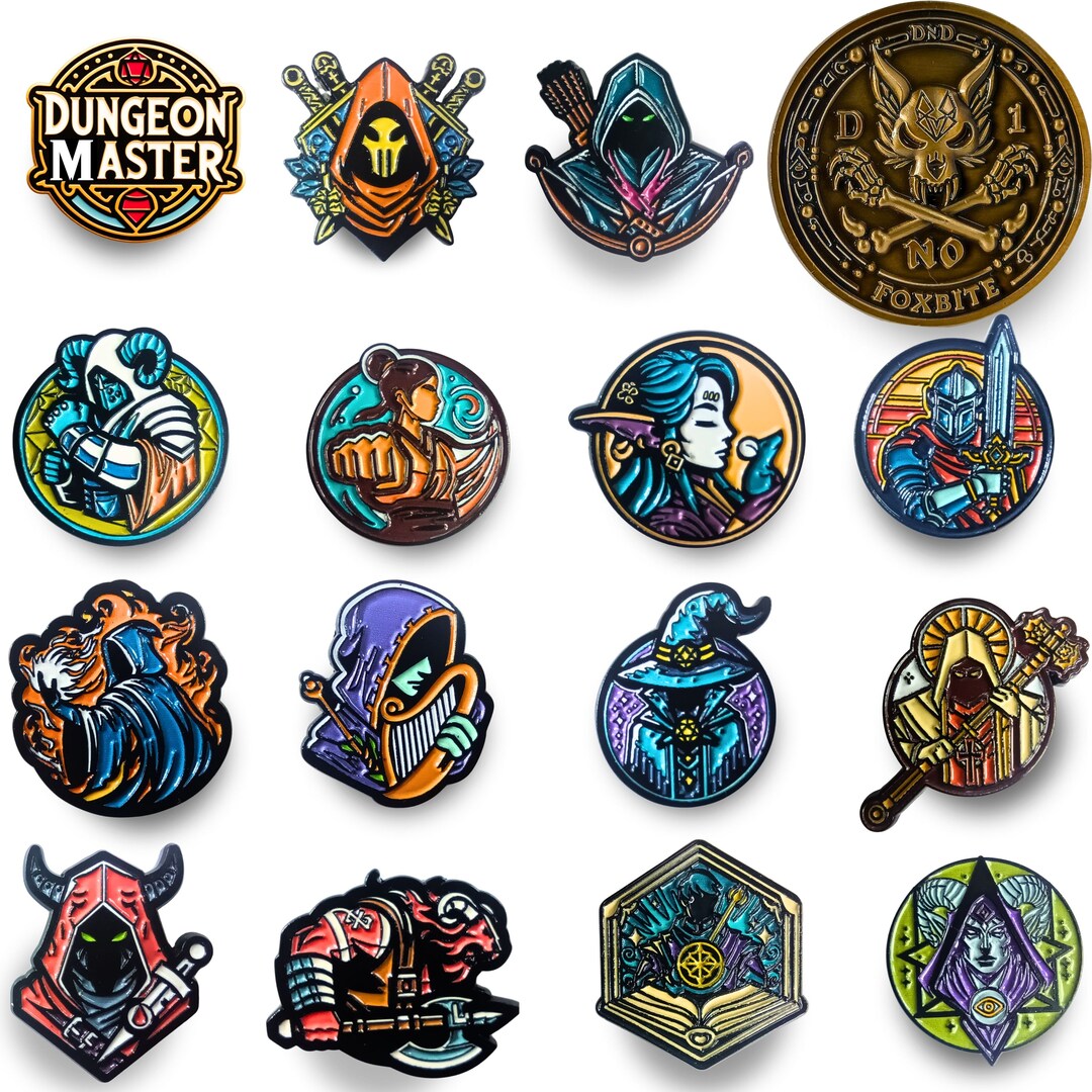 PIN QUEST by Foxbite Complete Dungeons and Dragons 5e Accessory Set 15 ...