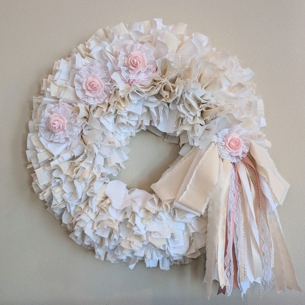 Shabby Chic Wreath - Etsy