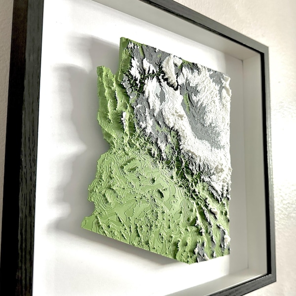 Arizona 3d Maps - Etsy