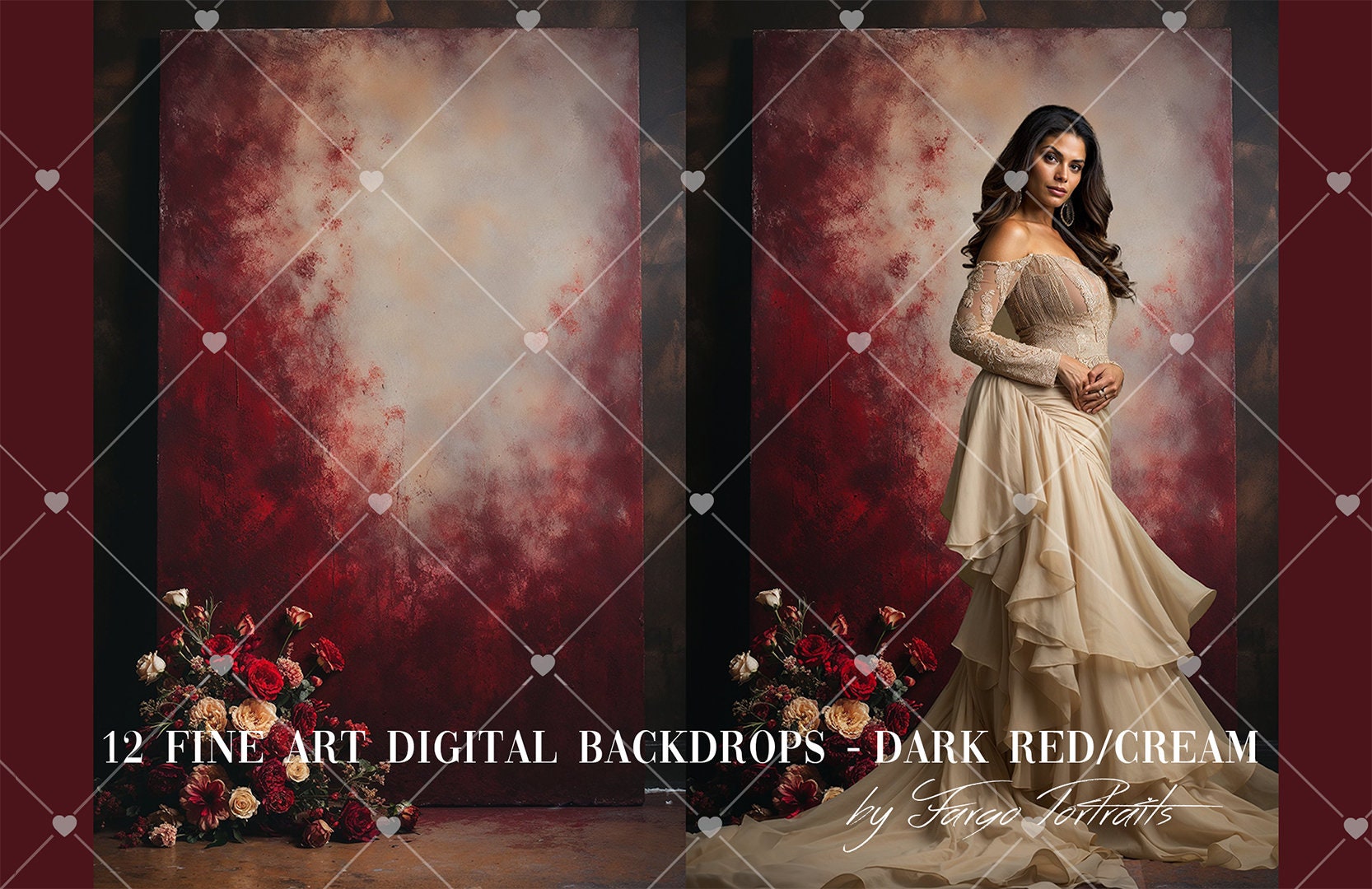 12 Fine Art Digital Backdrops, Portrait & Maternity Photography ...