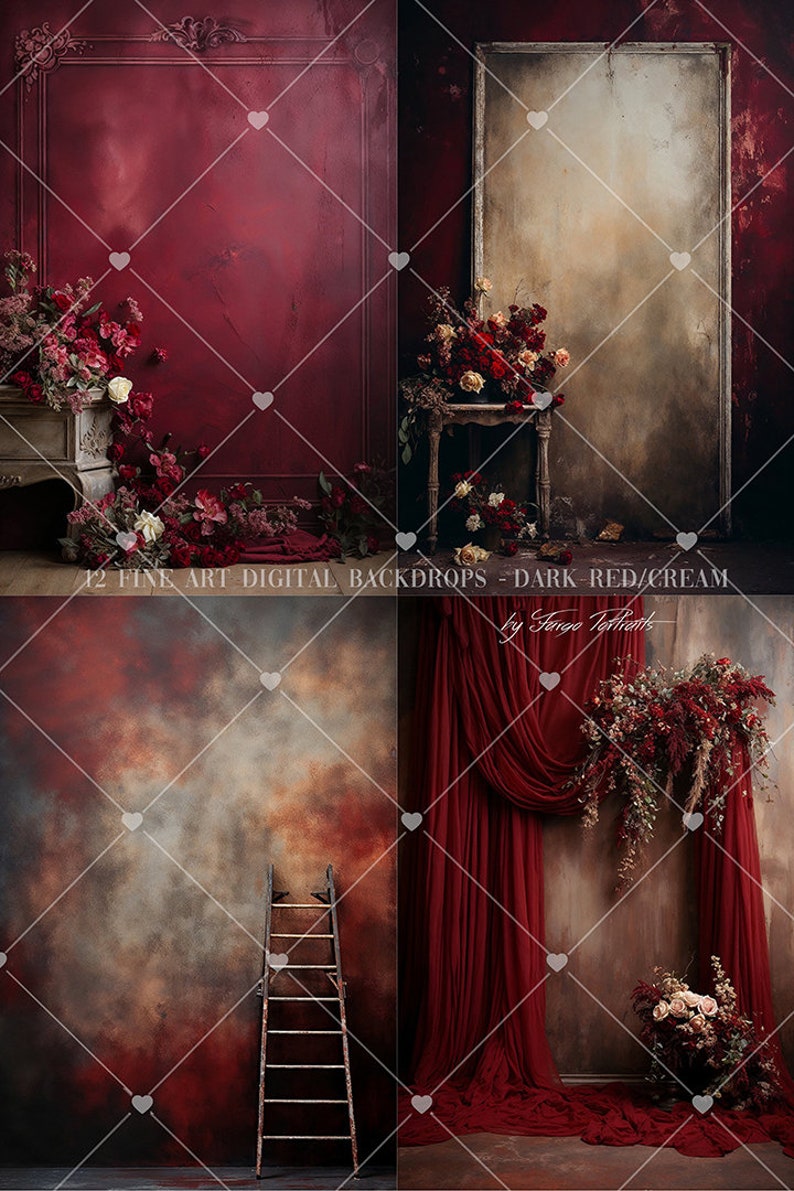 12 Fine Art Digital Backdrops, Portrait & Maternity Photography ...