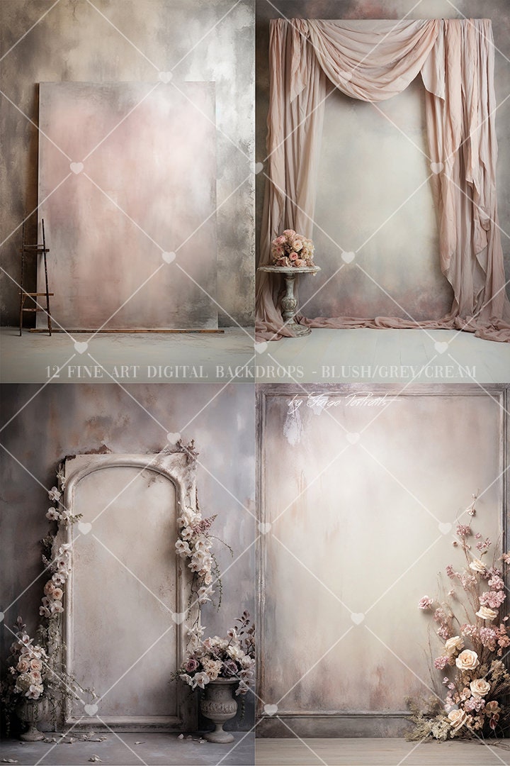 12 Fine Art Digital Backdrops, Portrait & Maternity Photography ...