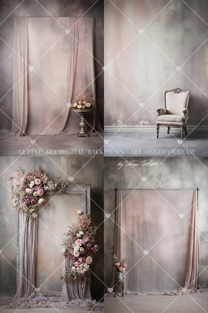 12 Fine Art Digital Backdrops, Portrait & Maternity Photography ...