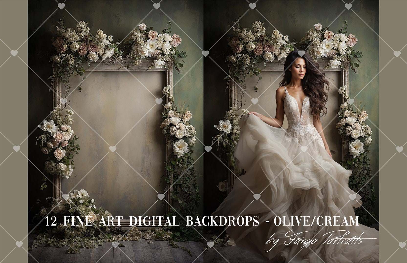 12 Fine Art Digital Backdrops, Portrait & Maternity Photography ...