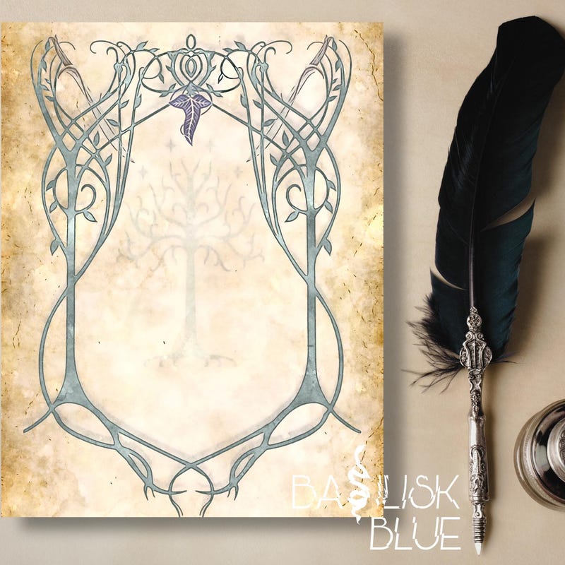 Fantasy Style Stationary - Etsy