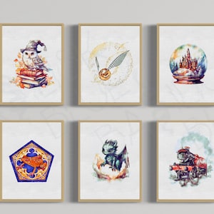 Potter Nursery Art - Wizard Wall Decor - Wizard Poster - Magical ...