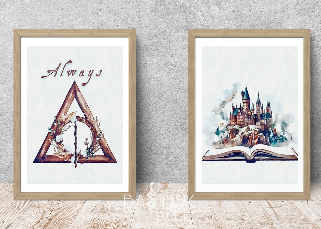 Potter Nursery Art - Wizard Wall Decor - Wizard Poster - Magical ...