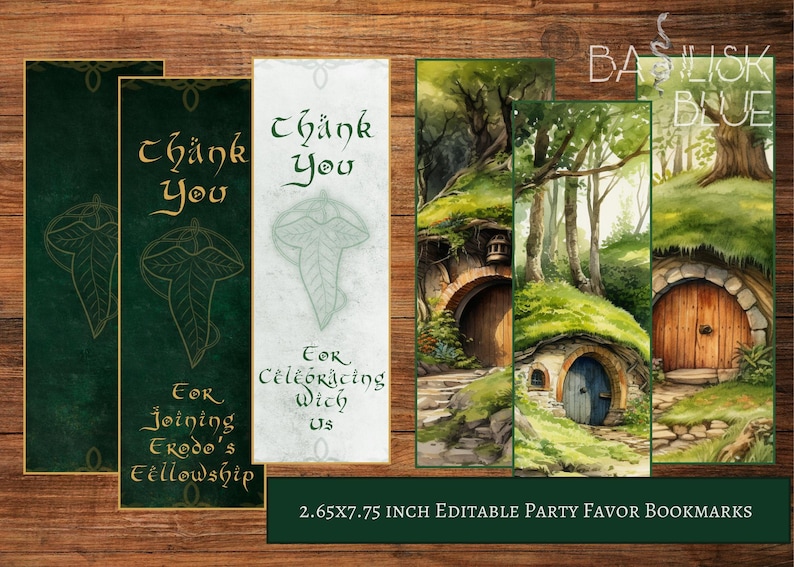 Fantasy Birthday Bundle, Hobbitcore Party, Medieval Party Decorations ...