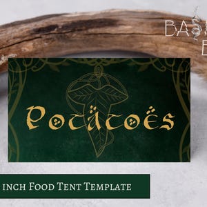 Fantasy Birthday Bundle, Hobbitcore Party, Medieval Party Decorations ...