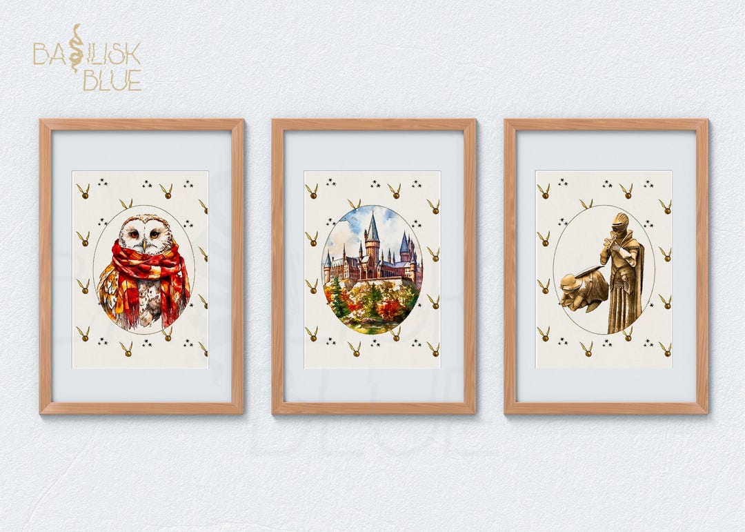 Potter Nursery Art - Wizard Wall Decor - Wizard Poster - Magical ...
