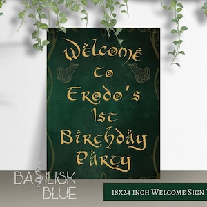 Fantasy Birthday Bundle, Hobbitcore Party, Medieval Party Decorations ...