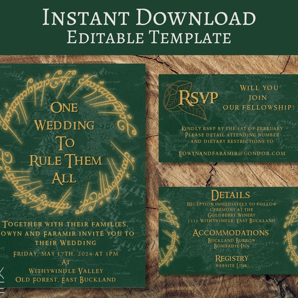 Nerd Invitations - Etsy