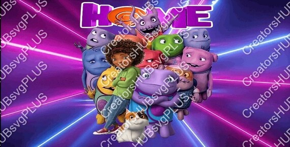 Dreamworks Home Characters Cross Stitch