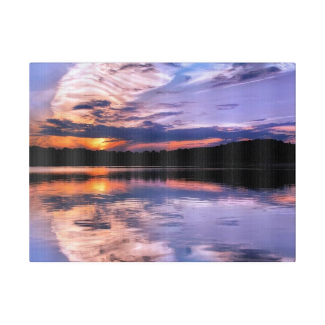 Lake Sunset Wall Art Relaxing Art Print Modern Sunset Prints Sunset ...