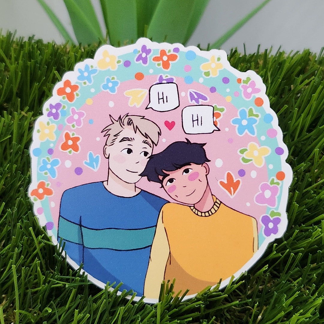 HEARTSTOPPER Nick and Charlie Sticker in Love - Etsy