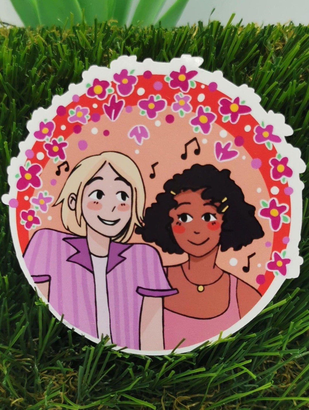 HEARTSTOPPER Tara and Darcy Sticker - Etsy