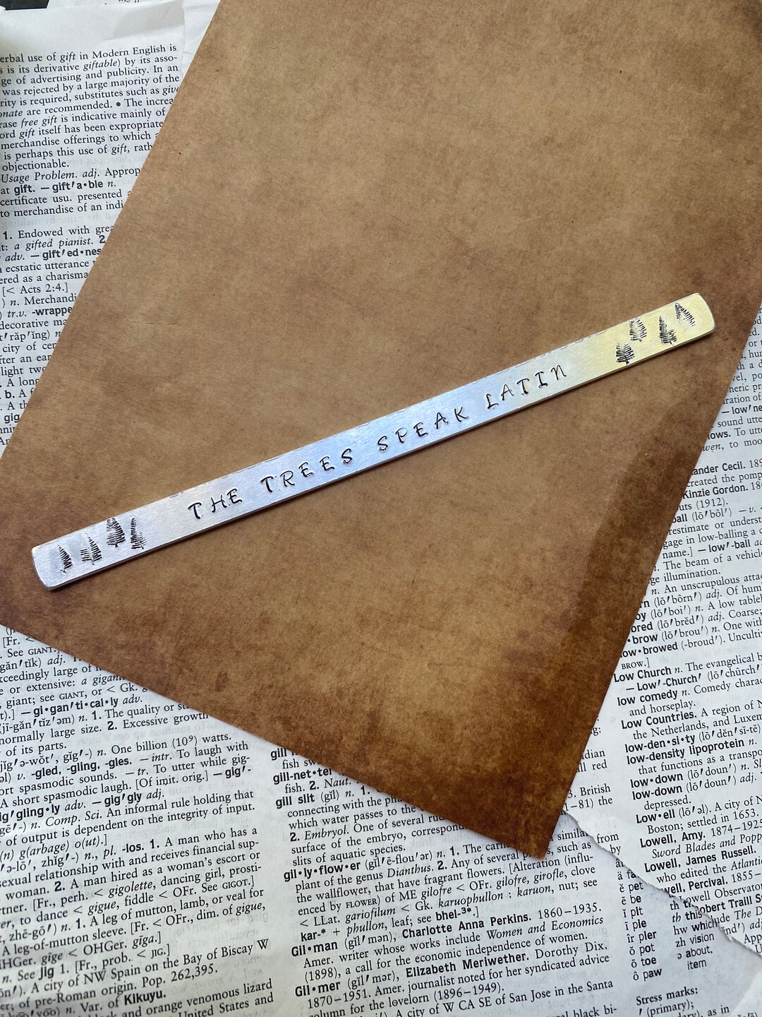 The Trees Speak Latin Bookmark, the Raven Cycle Book Quote Bookmark ...