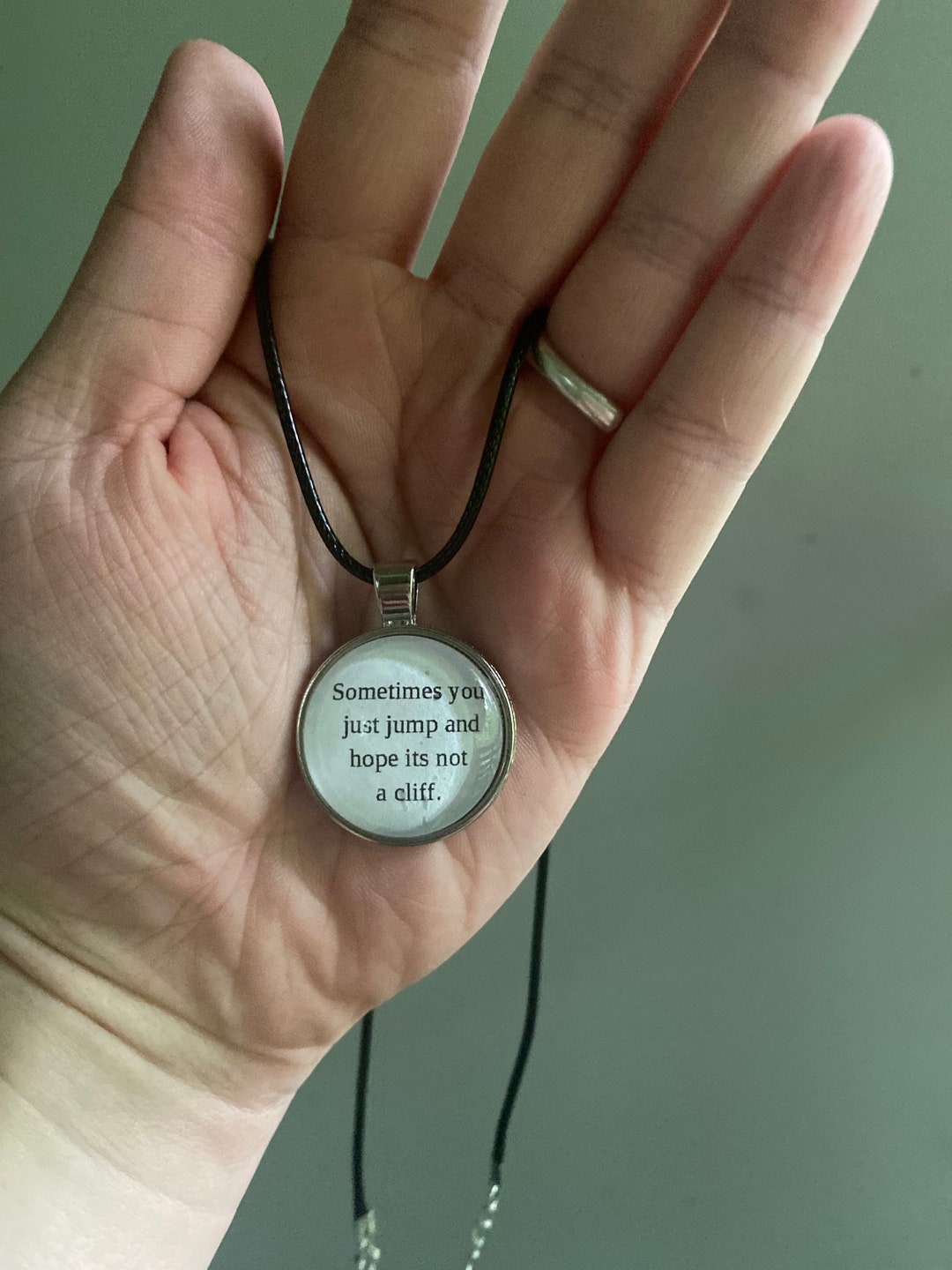 Red White and Royal Blue Book Quote Necklace Handmade Book Necklace ...