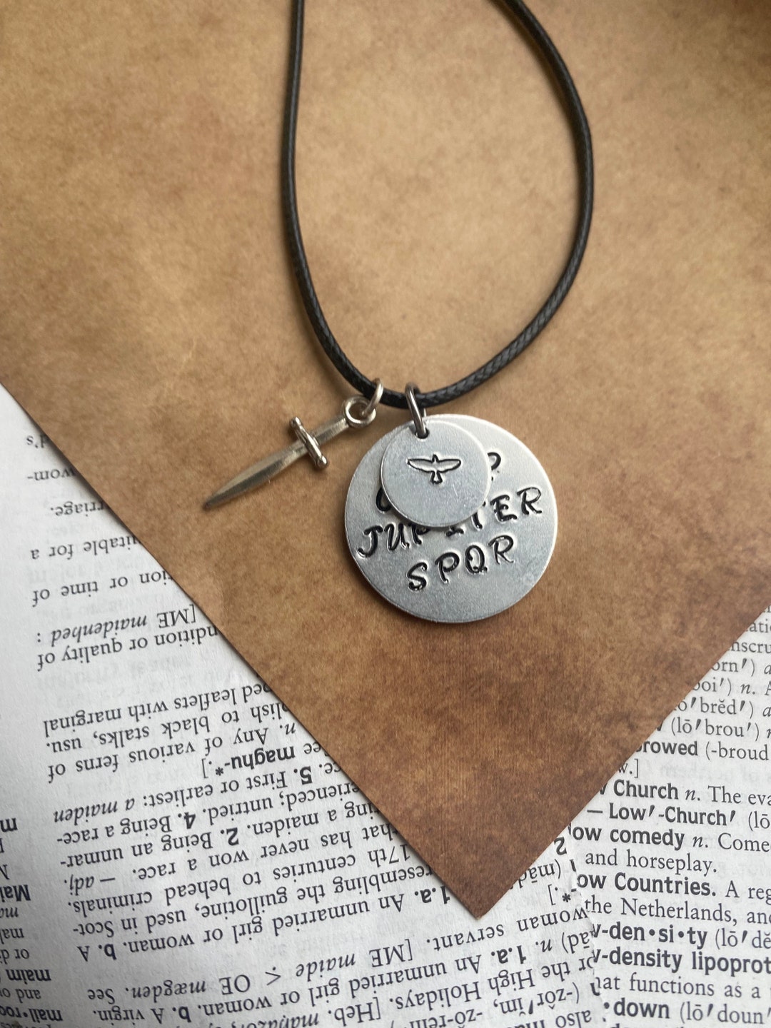 Percy Jackson camp Jupiter Charm Necklace, Percy Jackson Inspired ...