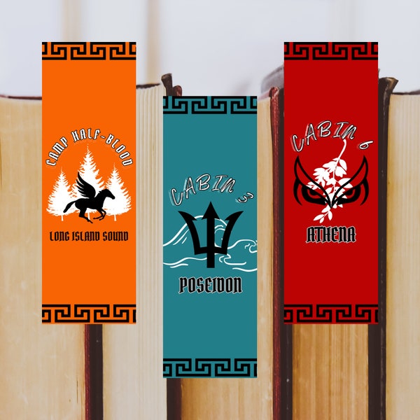 Percy Jackson Bookmark - Etsy