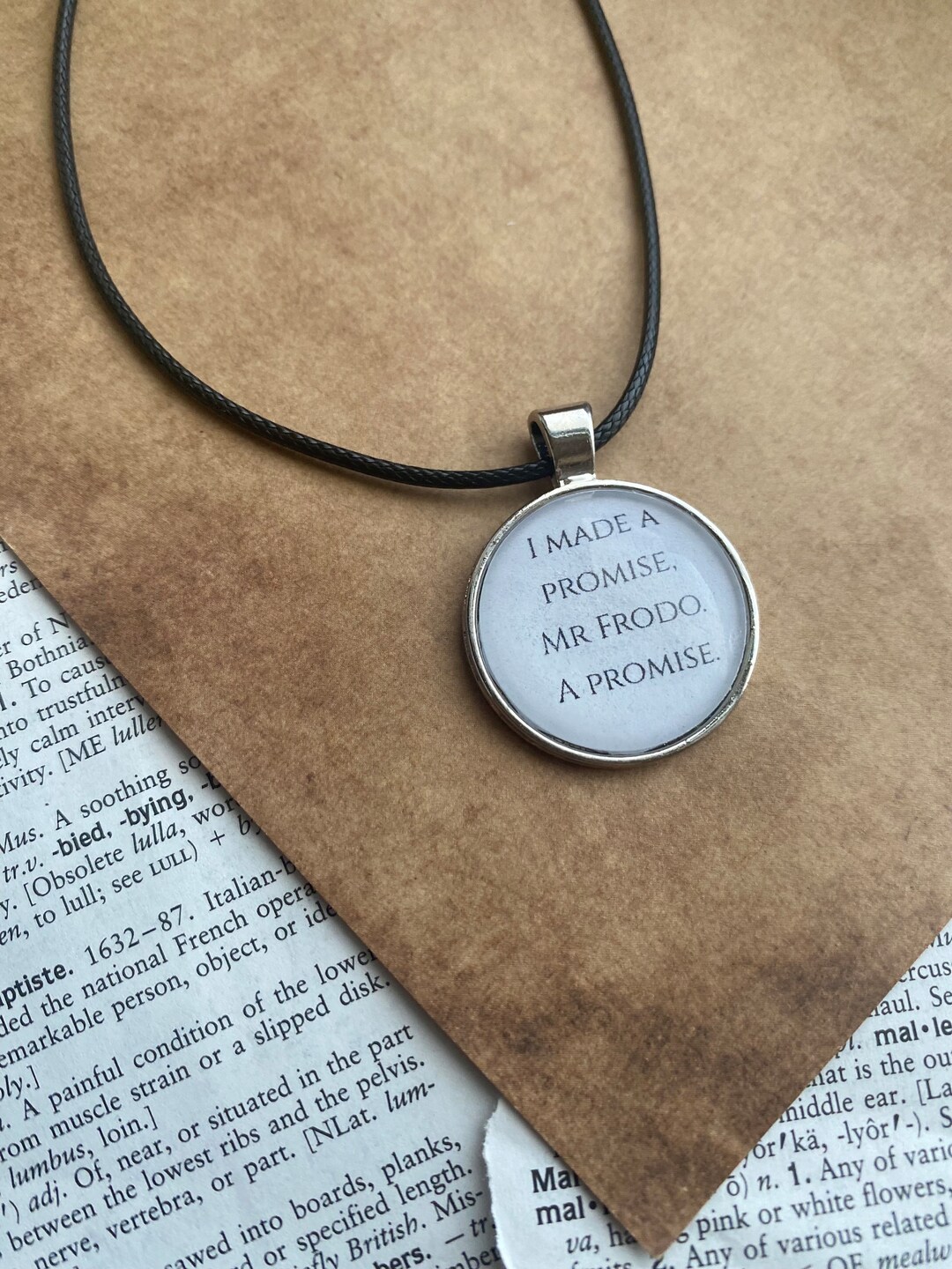 Samwise Gamgee Lord of the Rings Book Quote Necklace, Handmade Fantasy ...