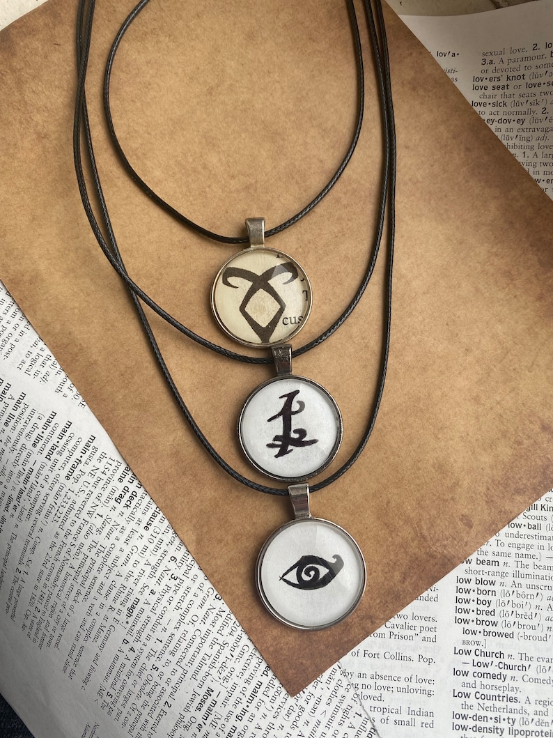 Shadowhunters Rune Necklace Handcrafted Book Jewelry Perfect for ...