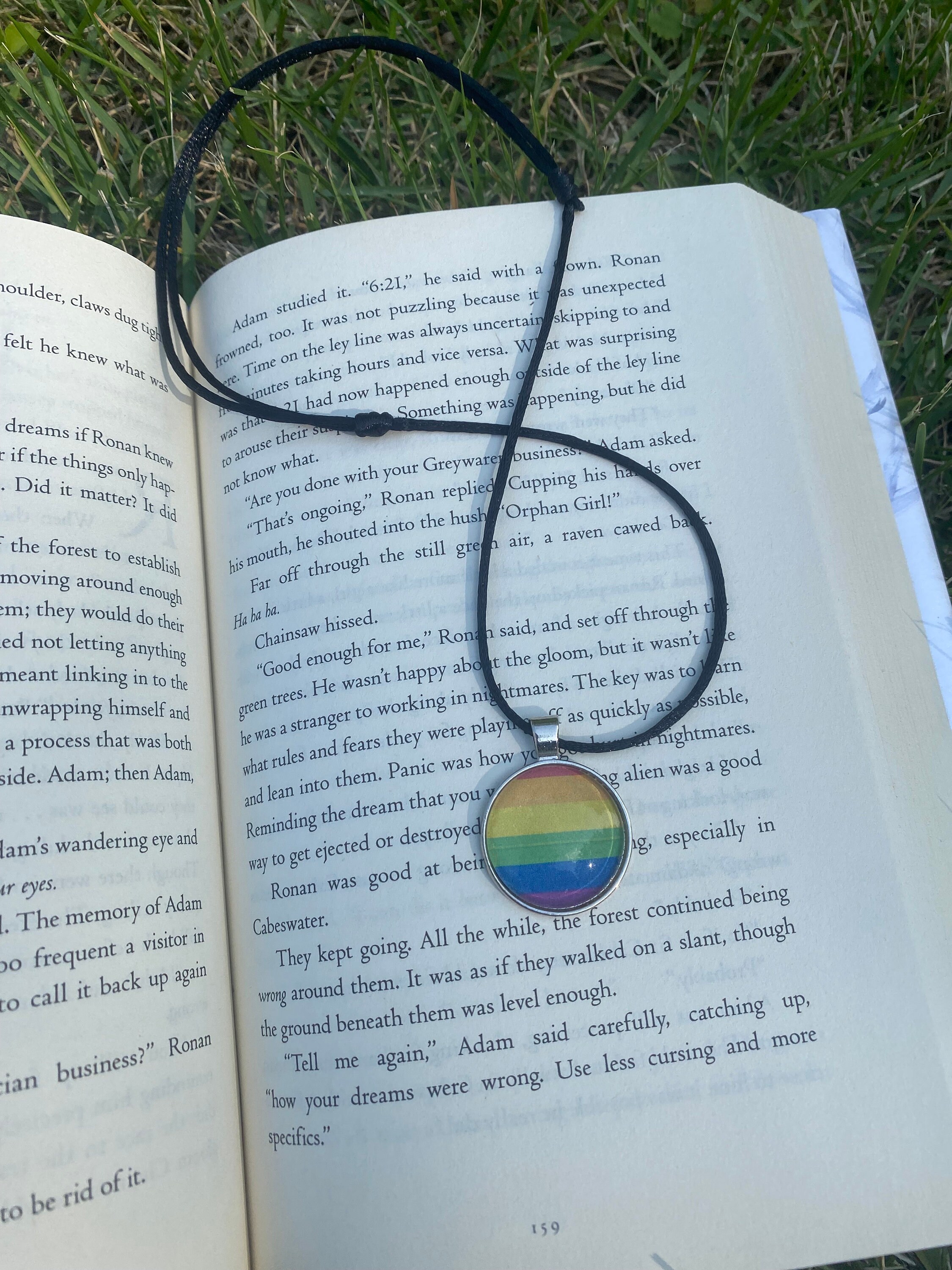 LGBTQIA Pride Flag Necklace Handmade LGBT Pride Necklace Adjustable ...