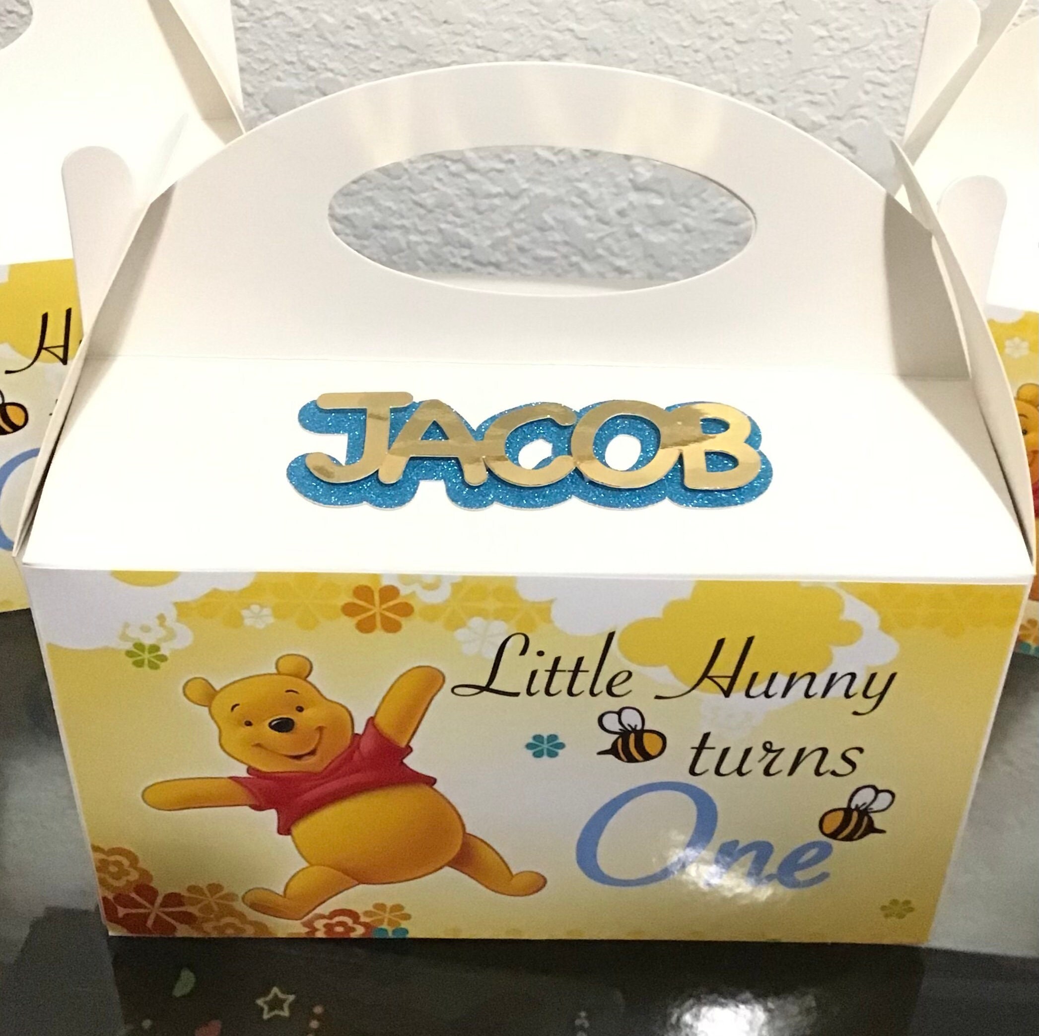 Winnie the Pooh Party Box Favors - Etsy