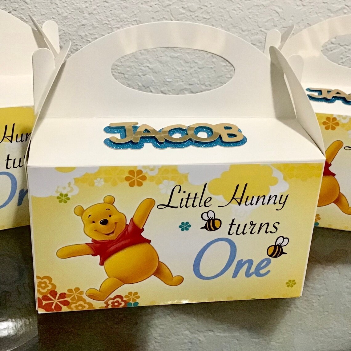 Winnie the Pooh Party Box Favors - Etsy