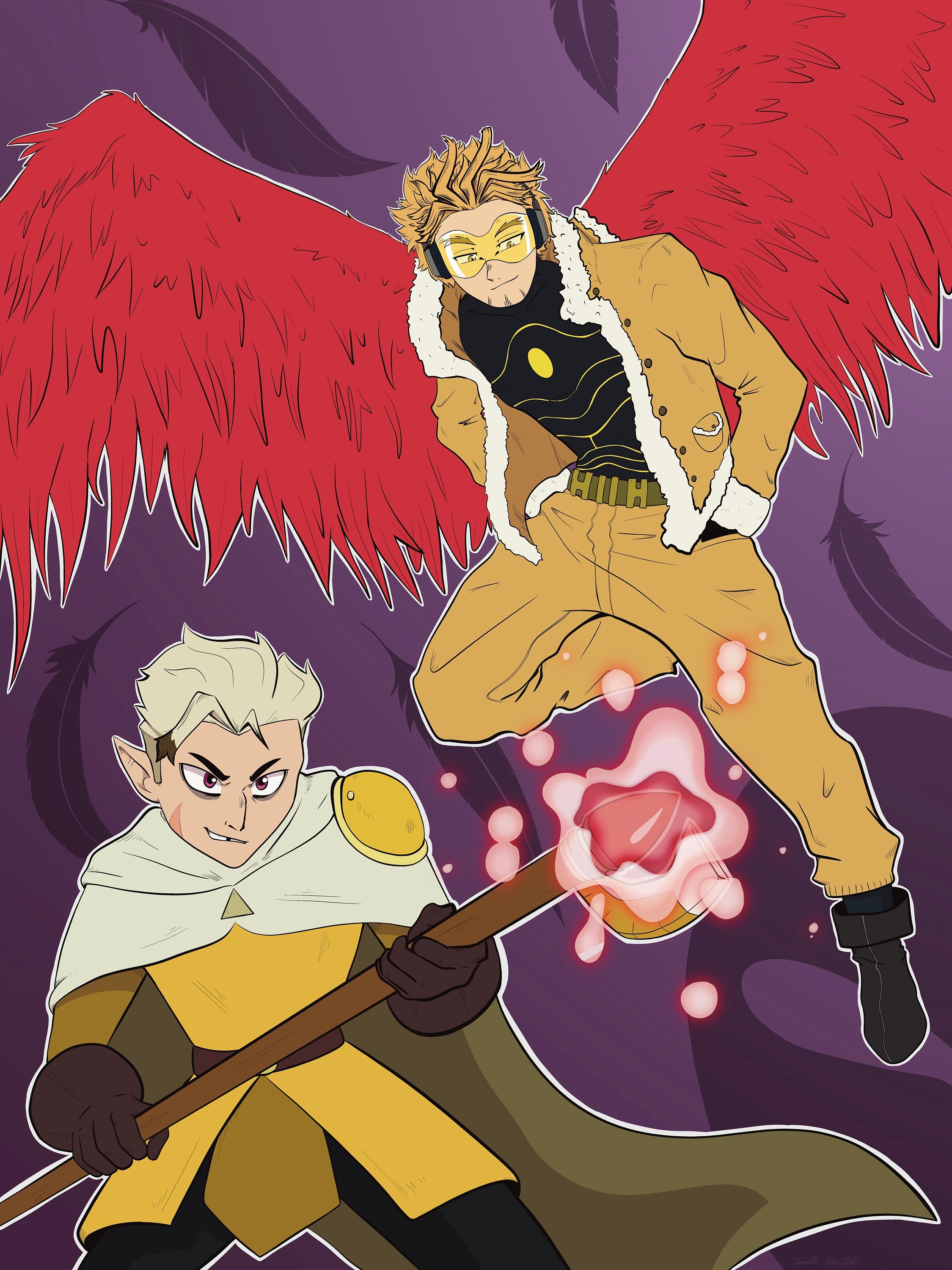 Hunter & Hawks Poster - Etsy