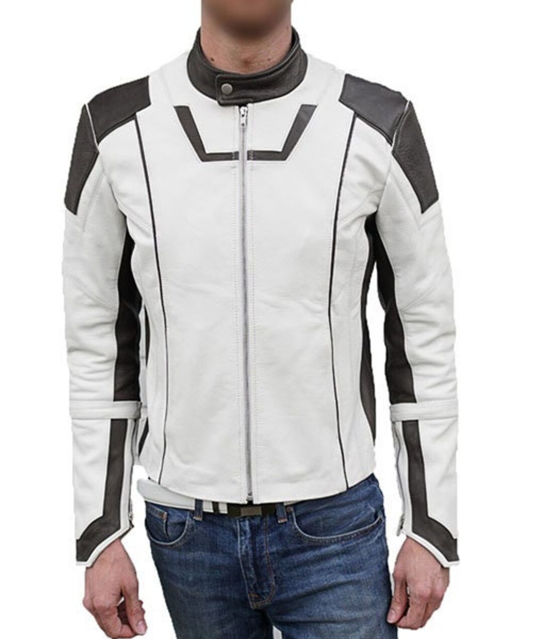 Handmade Spacex Dragon Inspired Black and White Jacket - Etsy