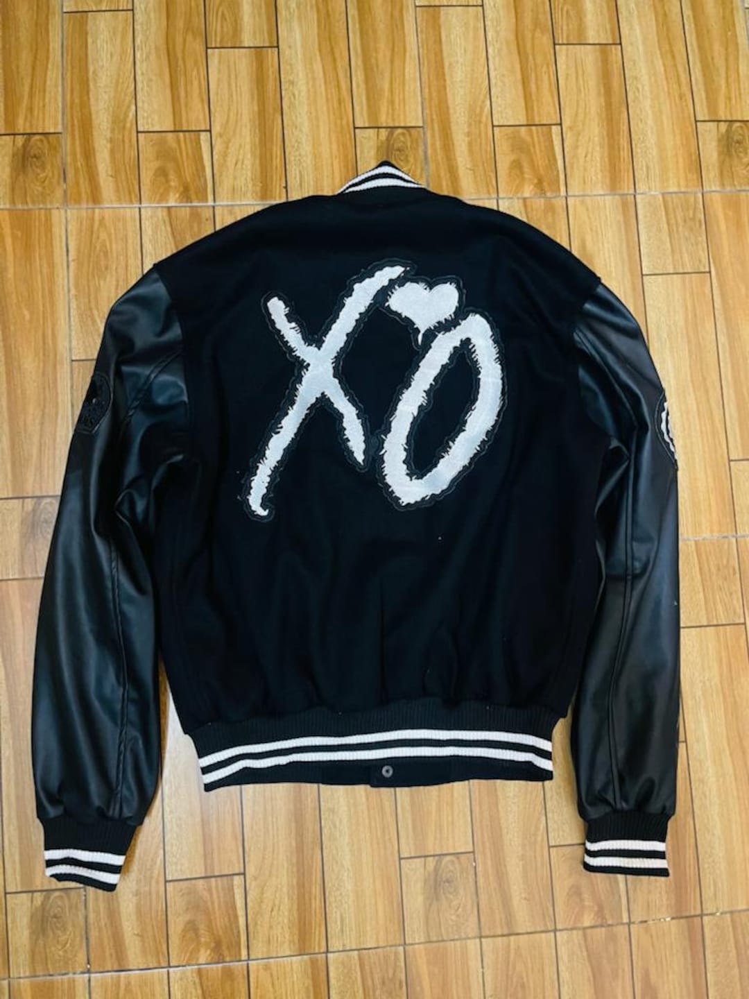 Handmade the Weeknd XO Varsity Black Jacket - Etsy