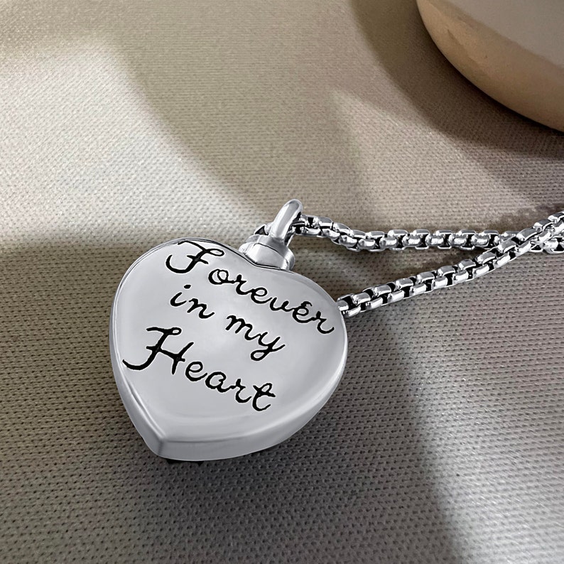 Luxury Sterling Silver Blue Heart Crystal Pendant Cremation - Etsy