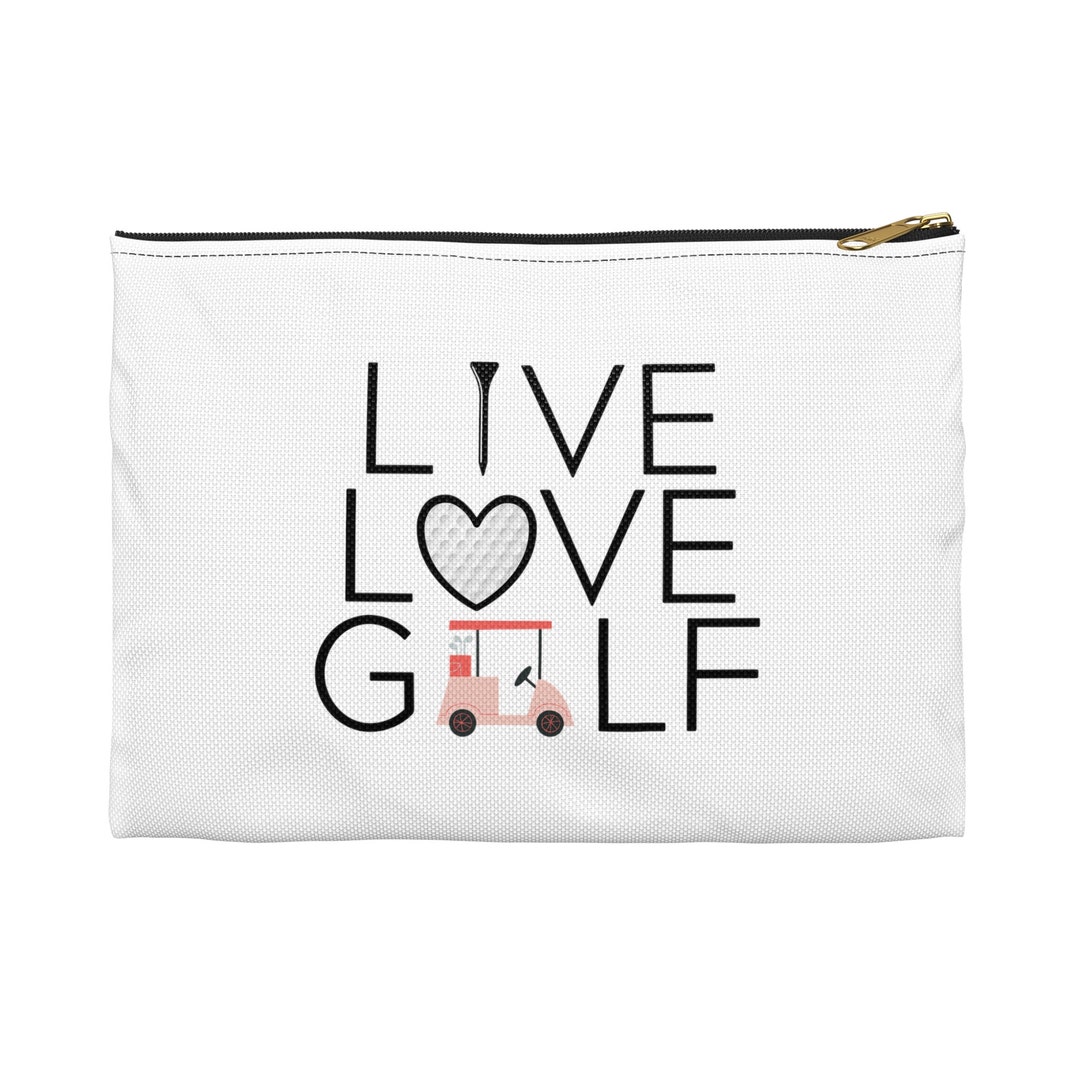 Live Love Golf Pouch, Golf Tee Pouch, Golf Tee Bag, Ladies Golf Gifts ...