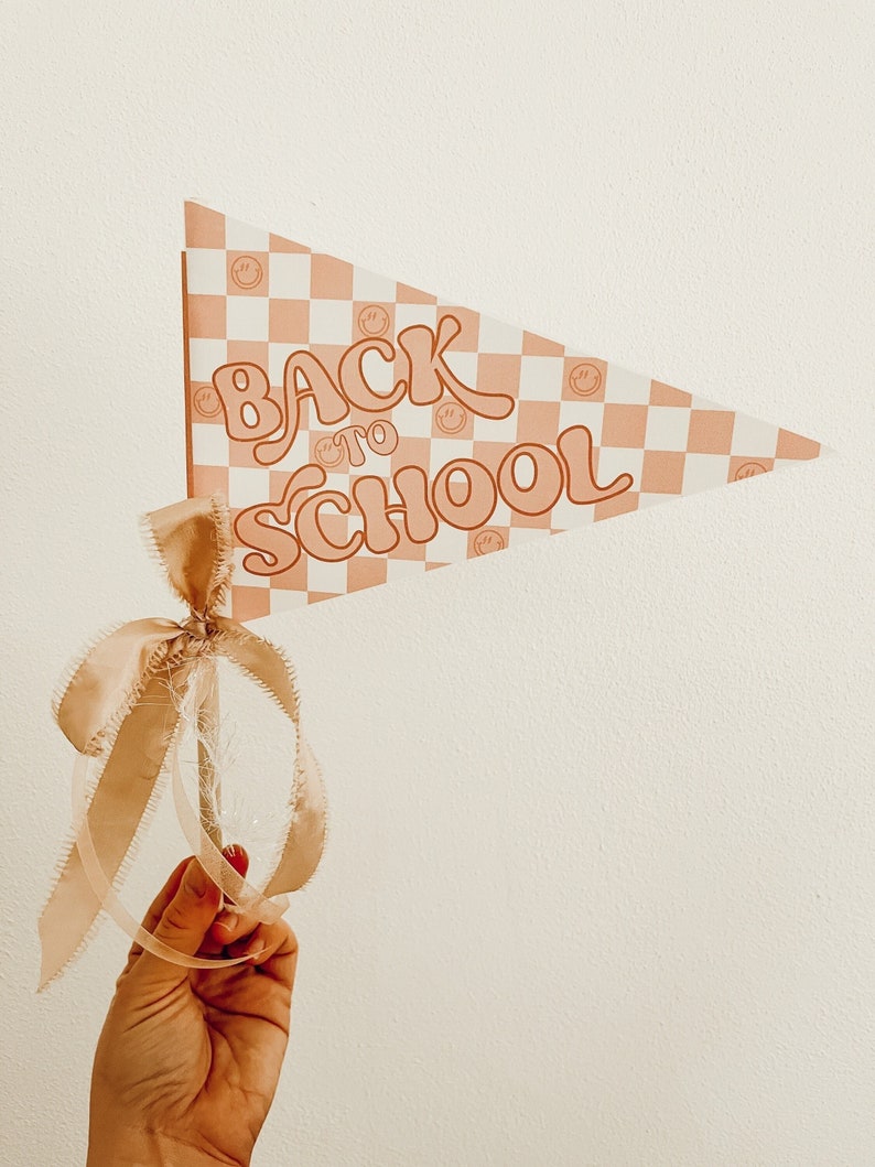 Back to School Flag Printable - Etsy