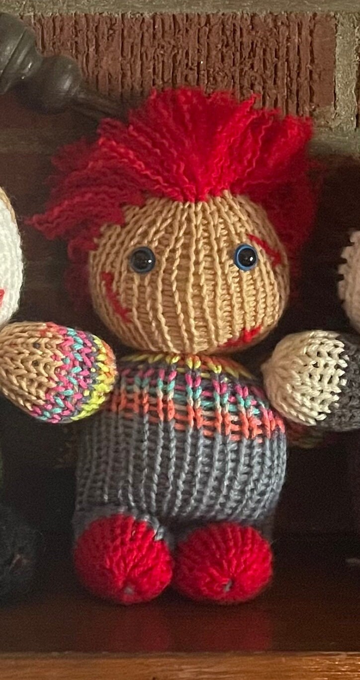 Chucky Inspired Knitting Machine Pattern - Etsy