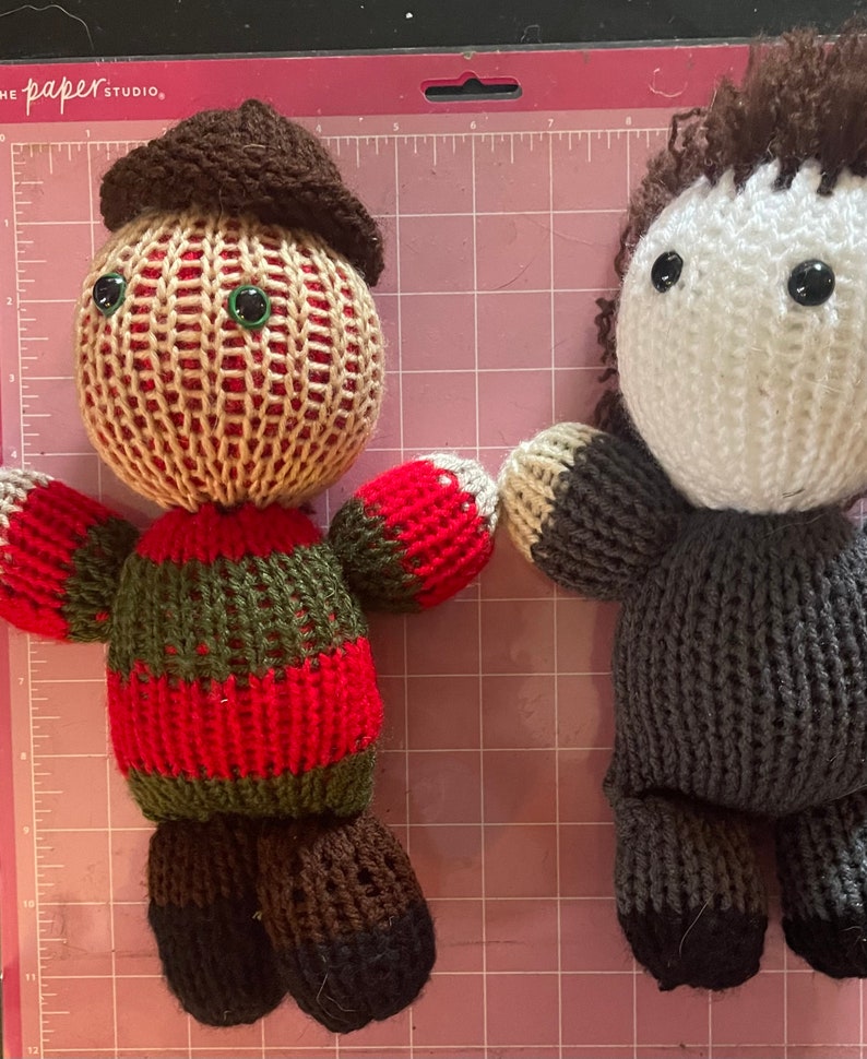 Knitting Machine Patterns for Slasher Dolls - Etsy