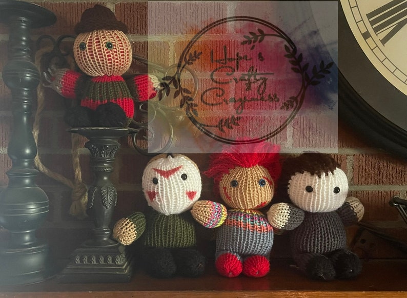 Knitting Machine Patterns for Slasher Dolls - Etsy