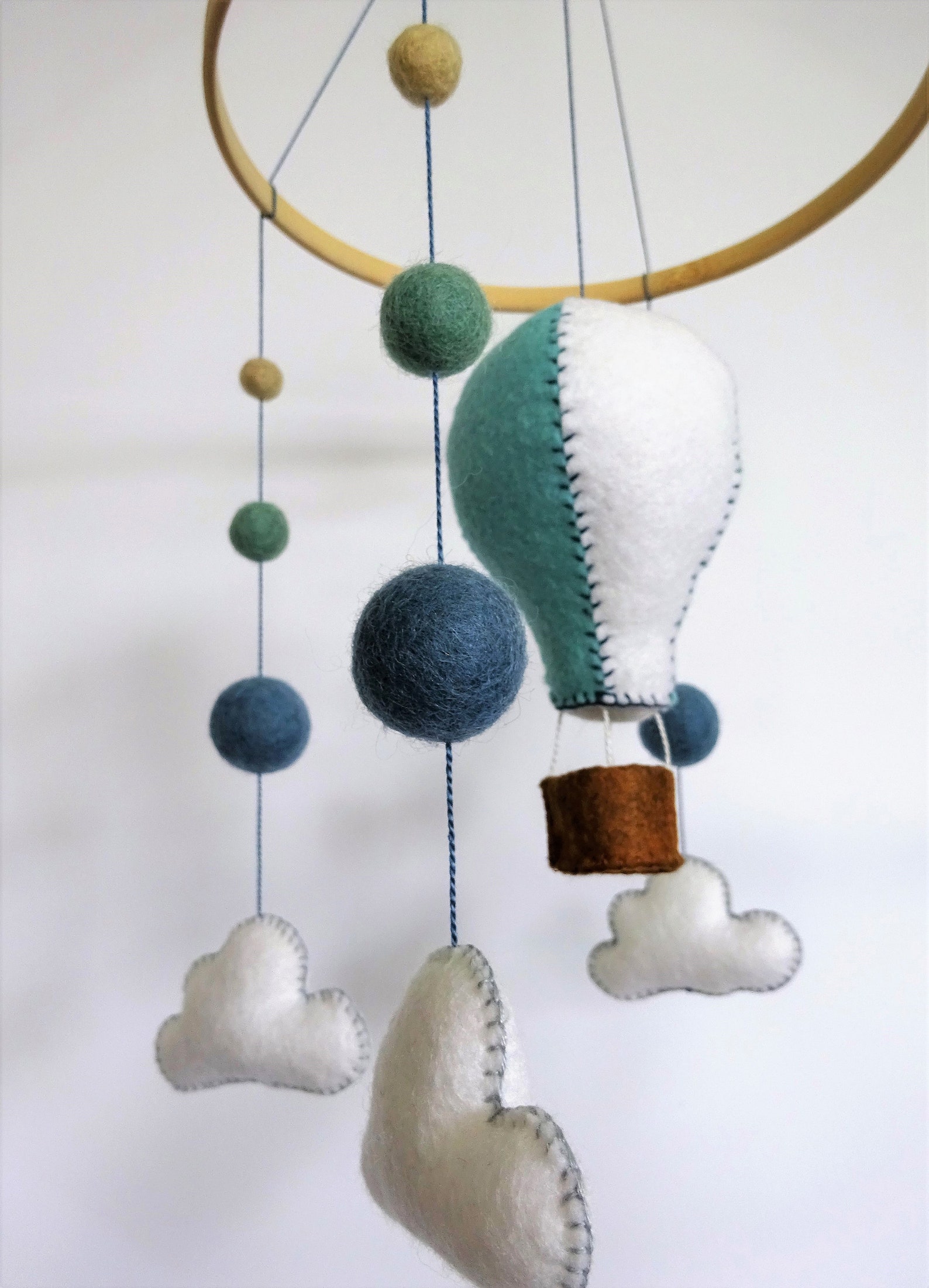 Hot Air Balloon Baby Mobile | Sky Baby Mobile | Baby Mobile With Hot ...