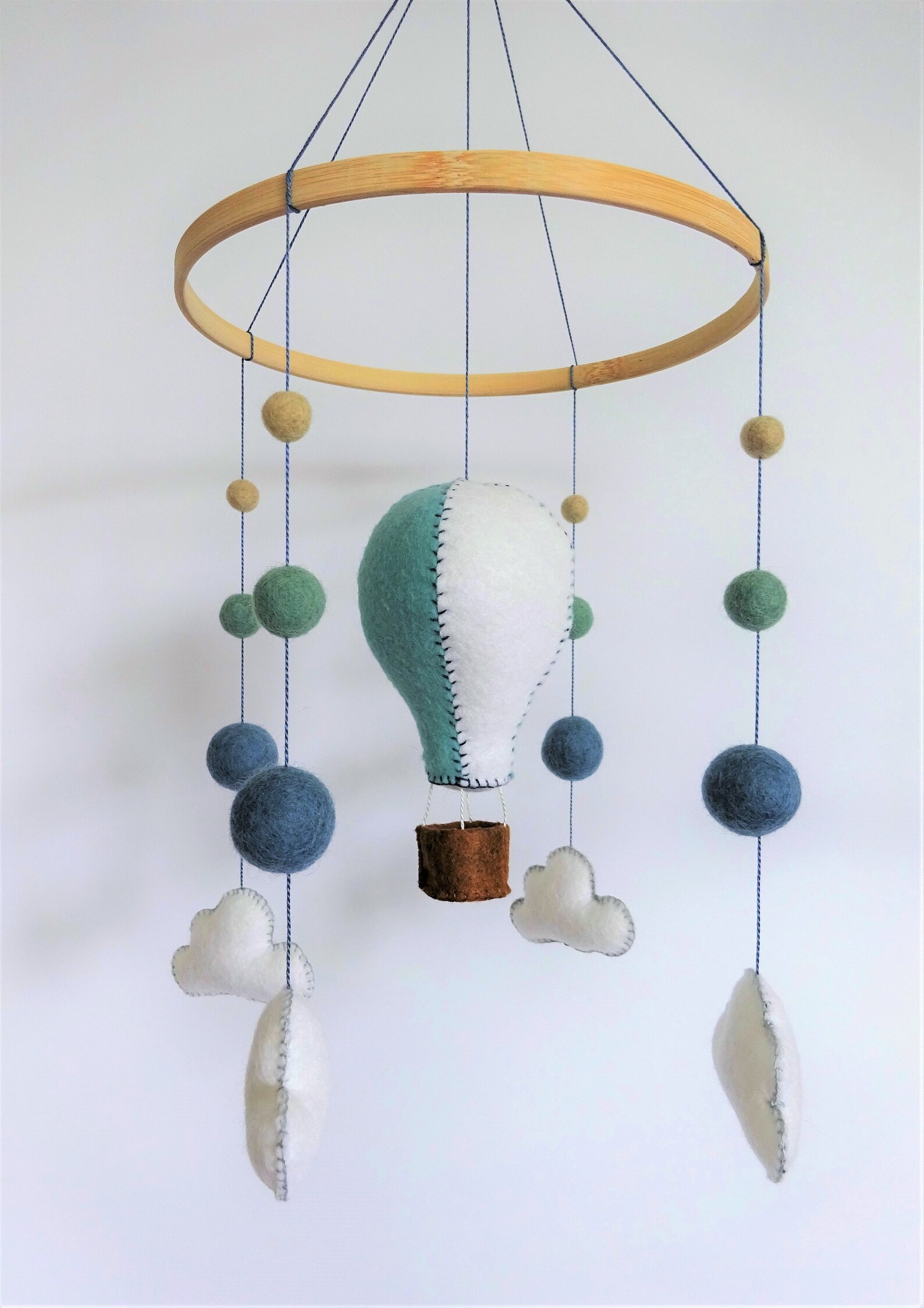 Hot Air Balloon Baby Mobile | Sky Baby Mobile | Baby Mobile With Hot ...