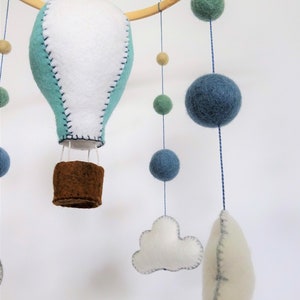Hot Air Balloon Baby Mobile | Sky Baby Mobile | Baby Mobile With Hot ...
