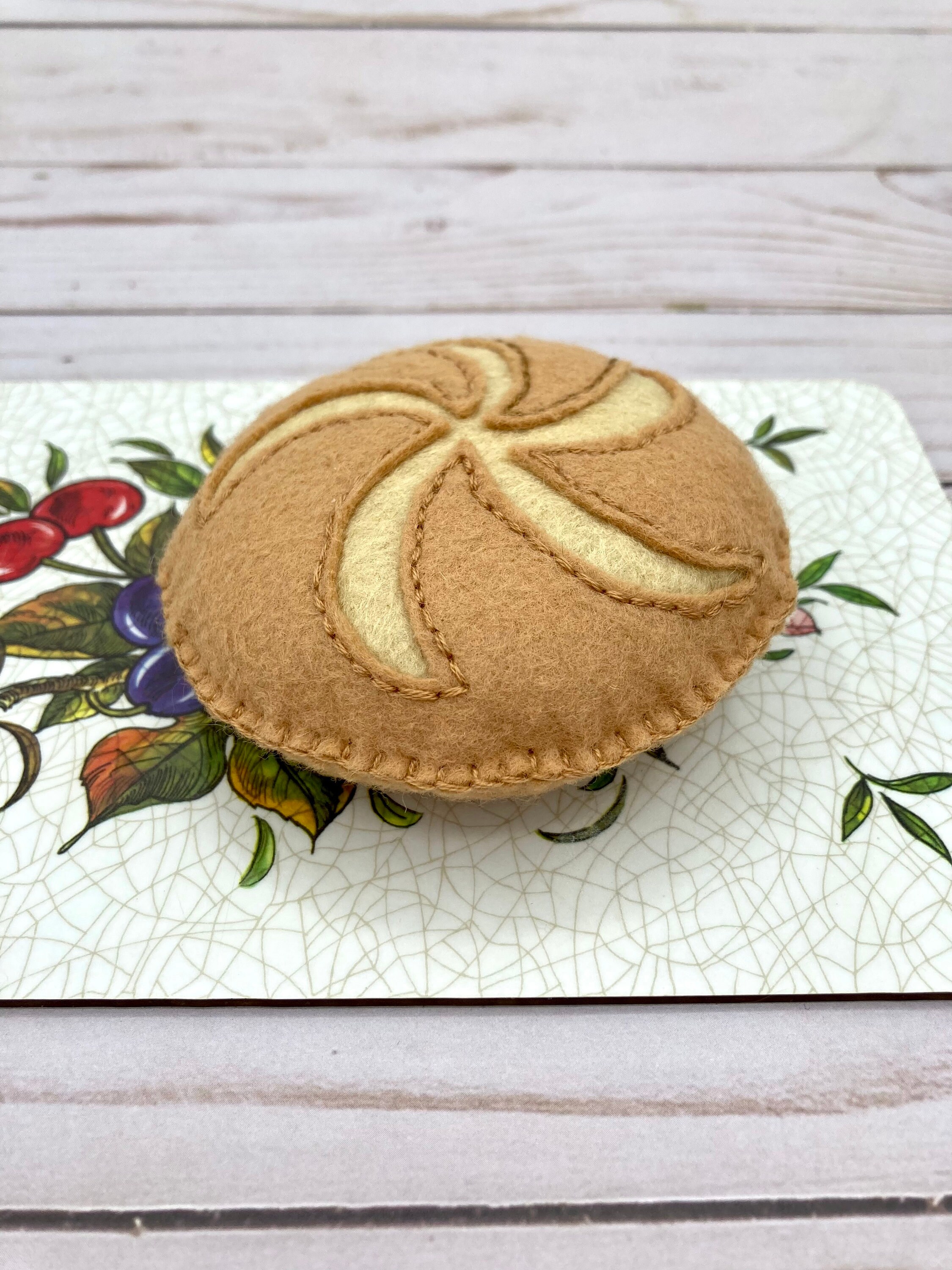 Felt Bread Roll Felt Dinner Roll Handmade Felt Bread Roll Felt ...